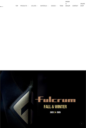 MATERIAL of fulcrum the suits